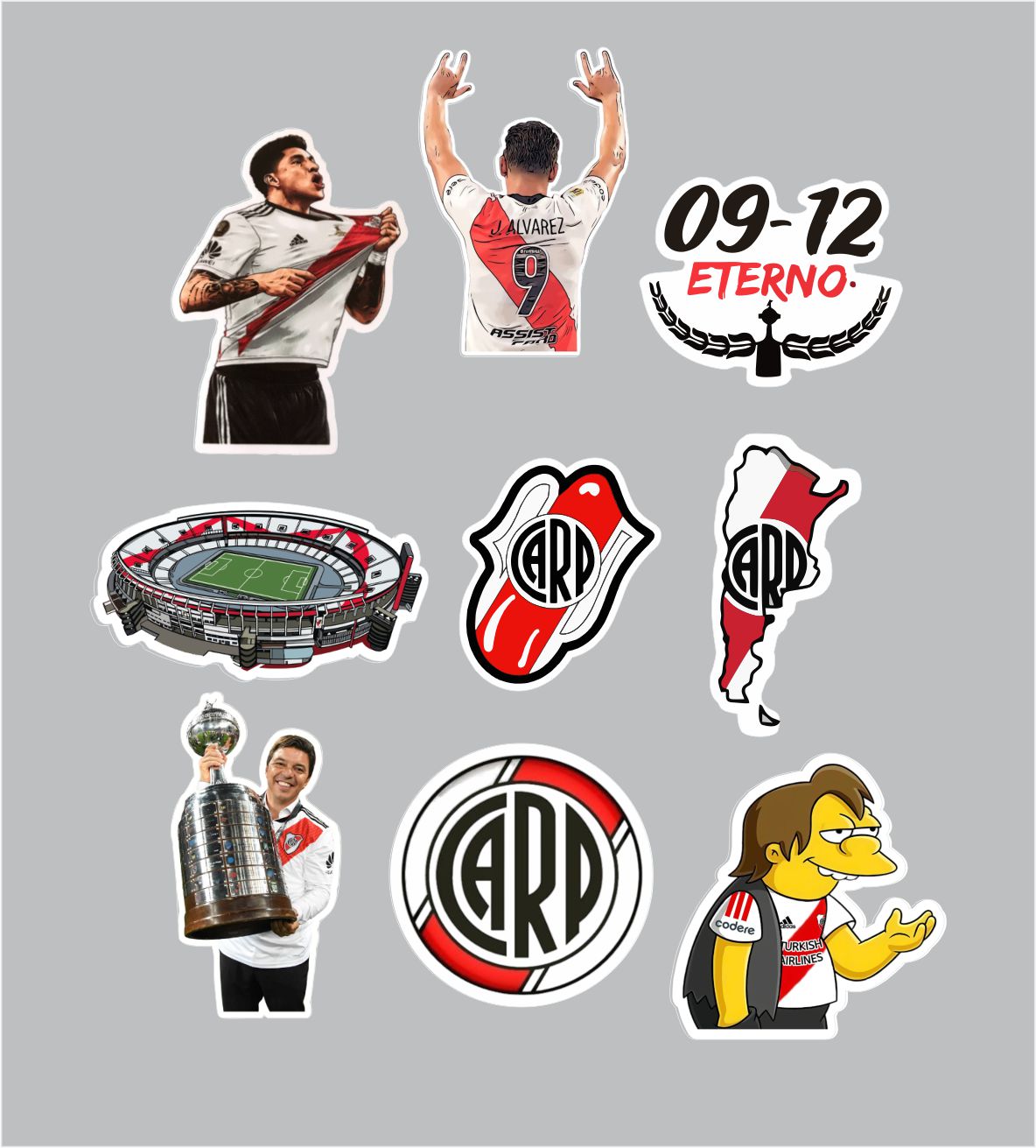 Stickers de River Plate - ViniloStore.com